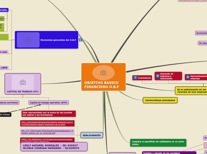OBJETIVO BASICO FINANCIERO O.B.F - Mind Map