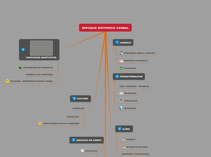 ENFOQUE SISTEMICO-YANBAL | Mapa mental Mindomo