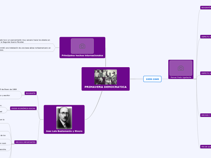 PRIMAVERA DEMOCRATICA - Mind Map