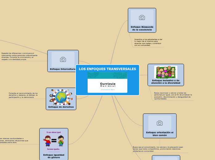 Los Enfoques Transversales - Mind Map