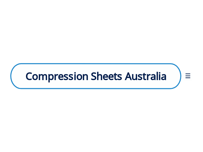 Compression Sheets Australia - Mind Map