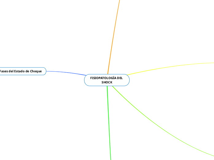 FISIOPATOLOGÍA DEL SHOCK - Mind Map