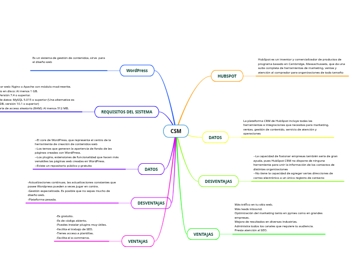 CSM - Mind Map
