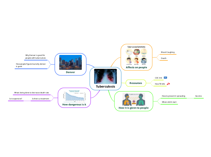 Tuberculosis - Mind Map