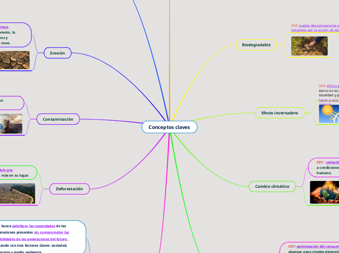 Conceptos Claves Mind Map 