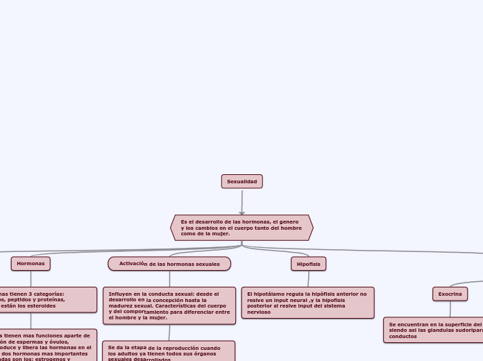Sexualidad Mind Map