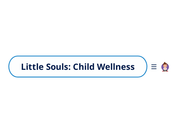 Little Souls: Child Wellness - Mind Map