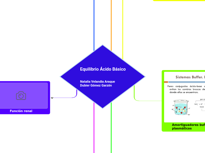 Equilibrio Ácido Básico Natalia Velandia...- Mind Map