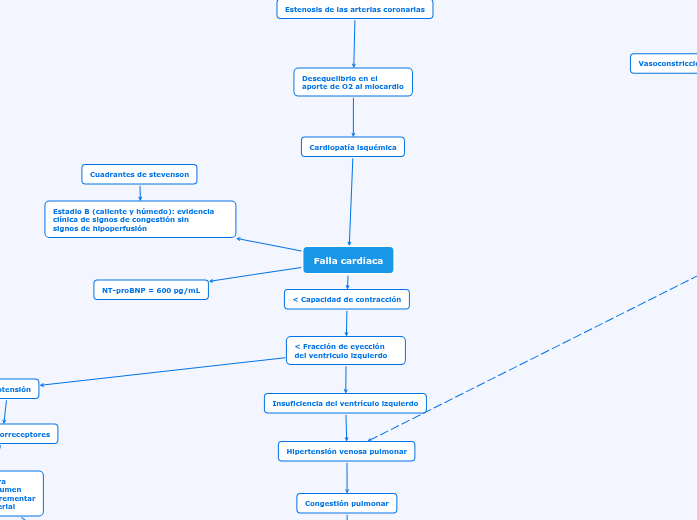 Edema pulmonar - Mind Map