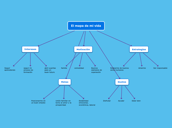 El mapa de mi vida - Mind Map