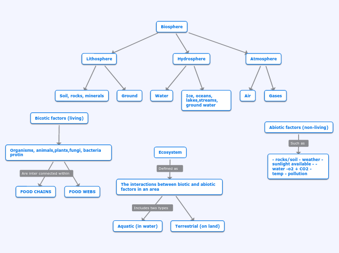 Ecosystem - Mind Map