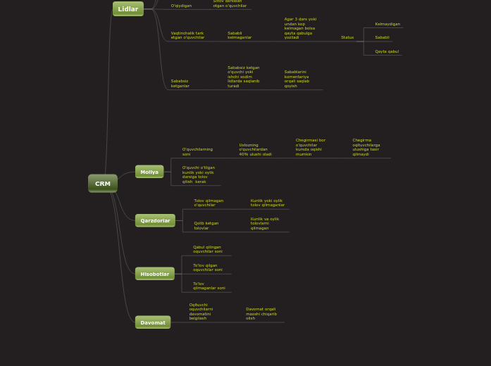 CRM - Mind Map