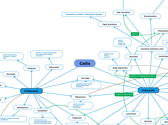 Cells - Mind Map
