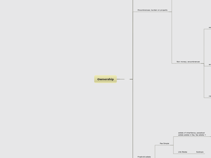 Ownership - Mind Map