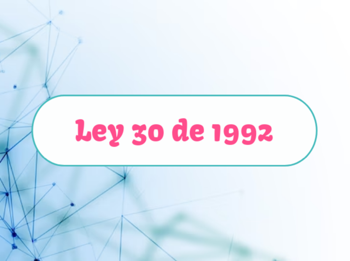 Ley 30 de 1992 - Mind Map