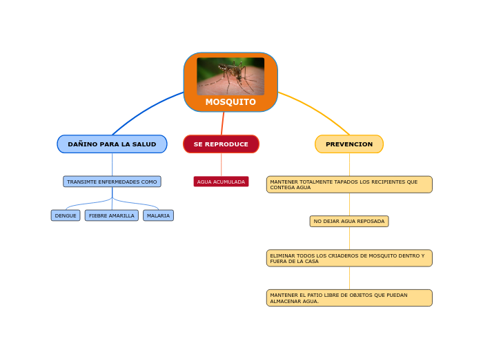 MOSQUITO - Mind Map