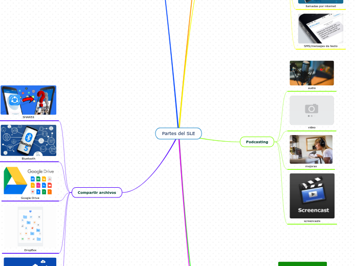 Partes del SLE - Mind Map