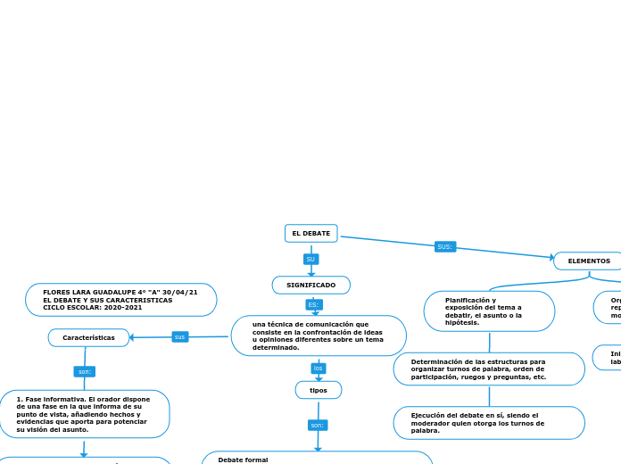 EL DEBATE - Mind Map