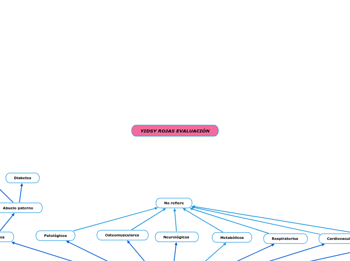YIDSY ROJAS EVALUACIÓN - Mind Map