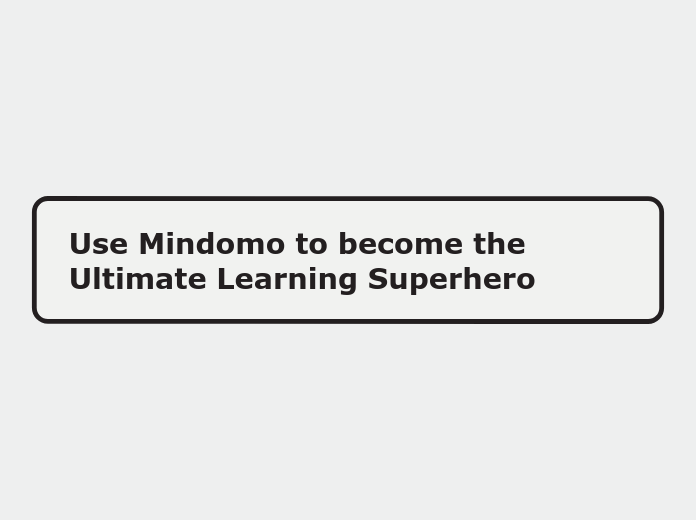Use Mindomo to become the Ultimate Learnin...- Mind Map
