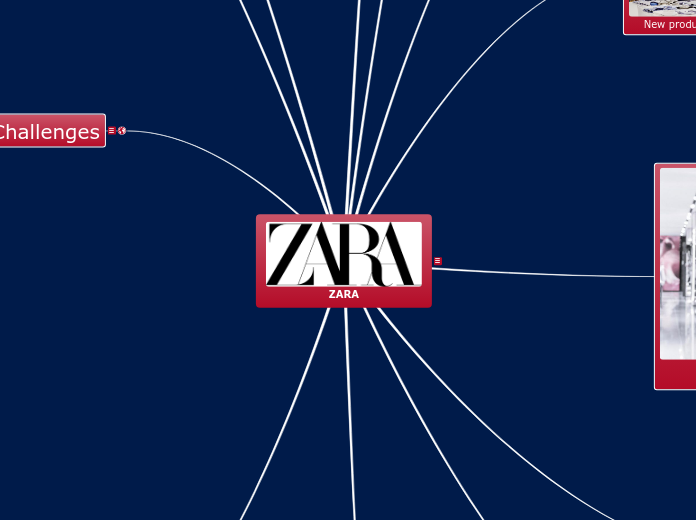 ZARA - Mind Map