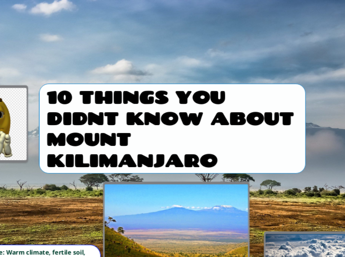 10 THINGS YOU DIDNT KNOW ABOUT MOUNT KILIM...- Mind Map