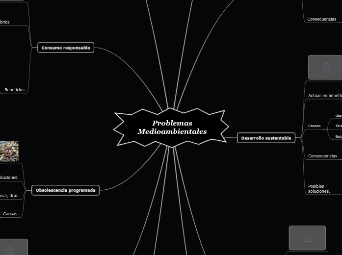 problemas medioambientales - Mind Map