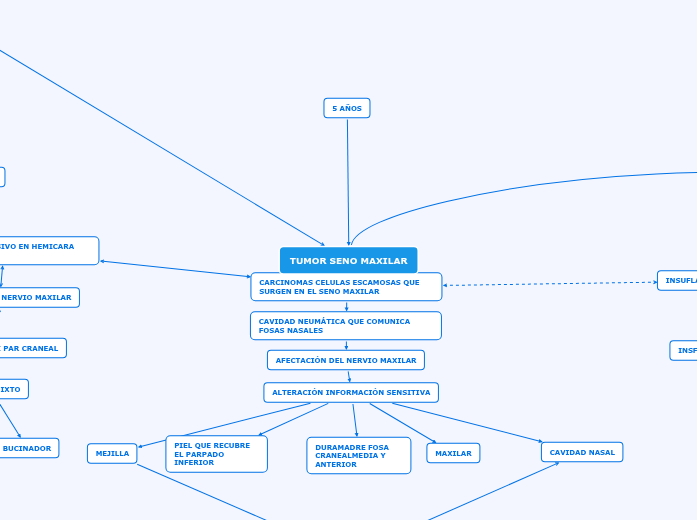 TUMOR SENO MAXILAR - Mind Map