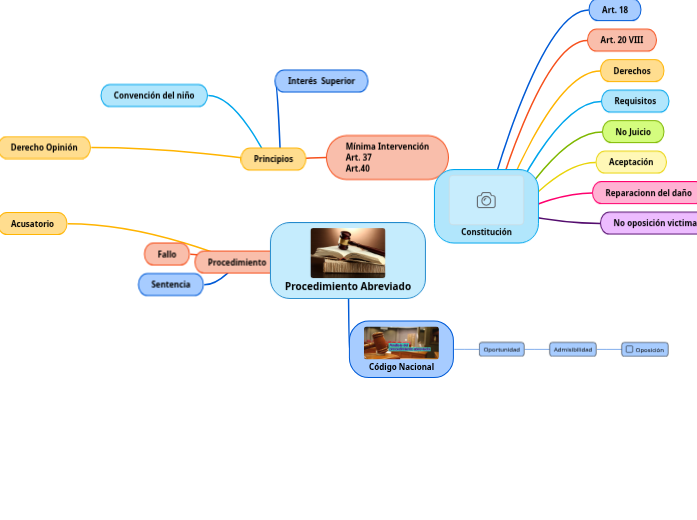 Procedimiento Abreviado - Mind Map
