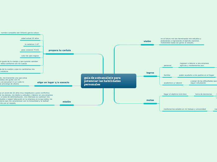guía de autoanalisis para potenciar las ha...- Mind Map
