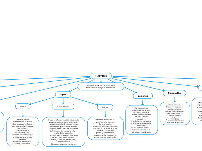 MASTITIS - Mind Map