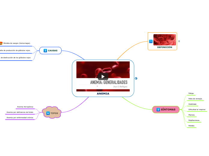 ANEMIA - Mind Map