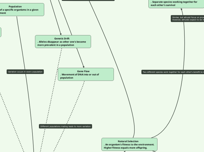 Evolutionary Concept Module 2 - Mind Map