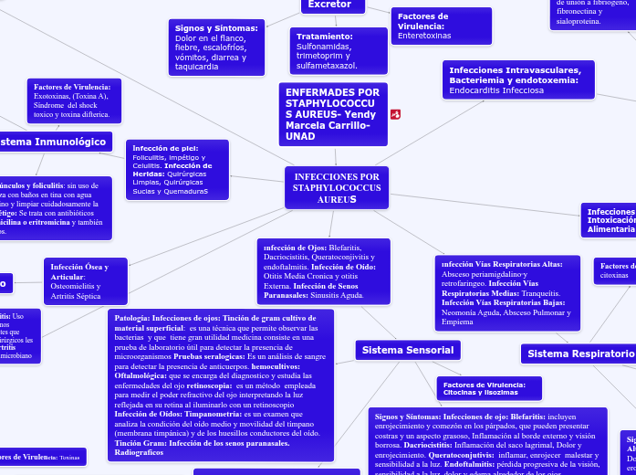 Enfermades por Staphylococcus aureus - Concept Map