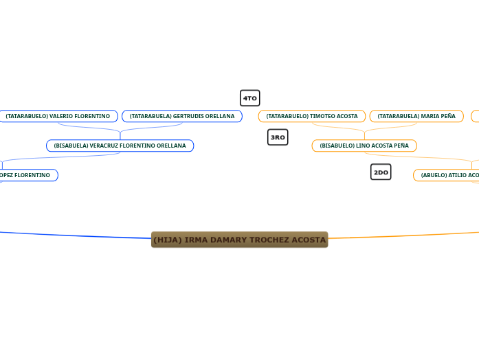 (HIJA) IRMA DAMARY TROCHEZ ACOSTA - Mind Map
