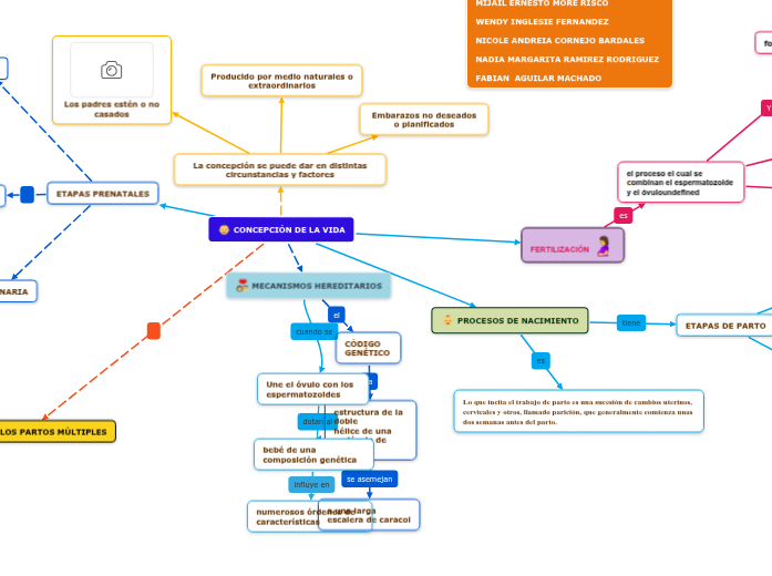 CONCEPCIÓN DE LA VIDA - Mind Map