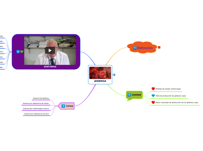 ANEMIA - Mind Map