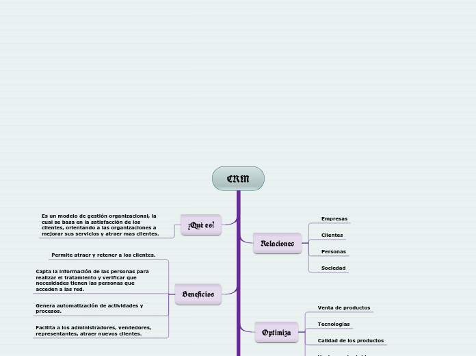 CRM - Mind Map
