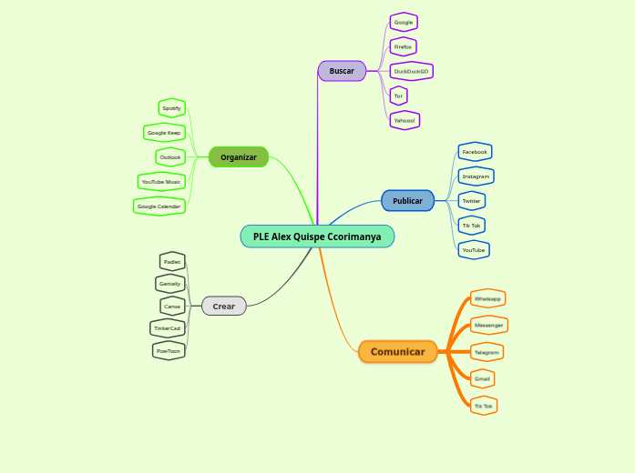 PLE Alex Quispe Ccorimanya - Mind Map