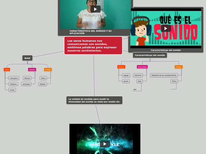 Los seres humanos nos comunicamos con soni...- Mind Map