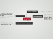 About Me - Mind Map