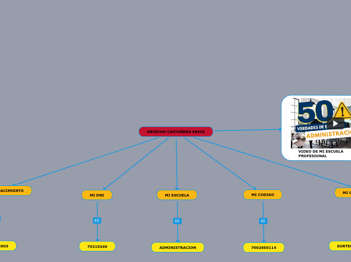 URTECHO CASTAÑEDA ERICK - Mind Map