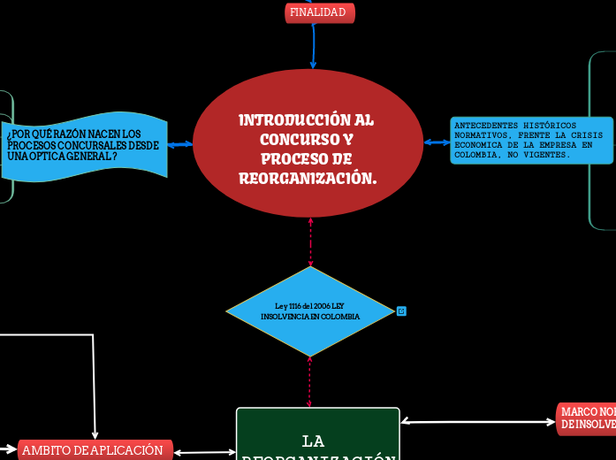 INTRODUCCIÓN AL CONCURSO Y PROCESO DE REOR...- Mind Map
