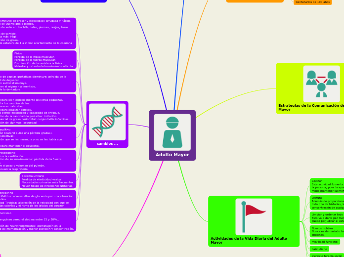 Adulto Mayor - Mind Map