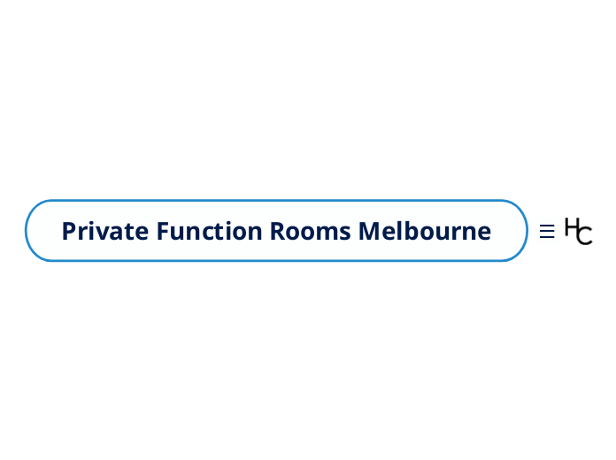 Private Function Rooms Melbourne - Mind Map