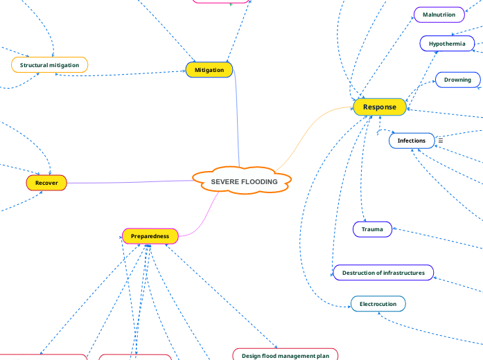 SEVERE FLOODING - Mind Map