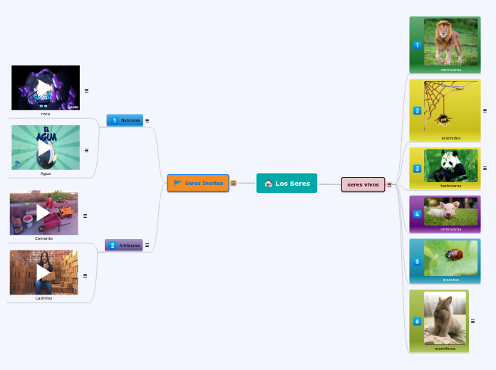 Los Seres - Mind Map