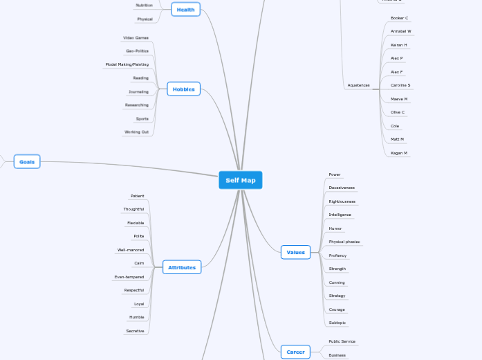 Self Map - Mind Map