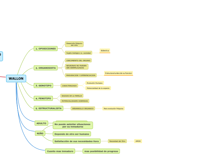 WALLON - Mind Map