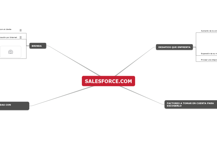 Salesforce.com - Mind Map